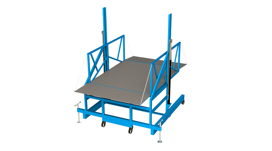 Mobile Loading Platform (Boarding Bridge) For Cargo Handling - Tebo Lift