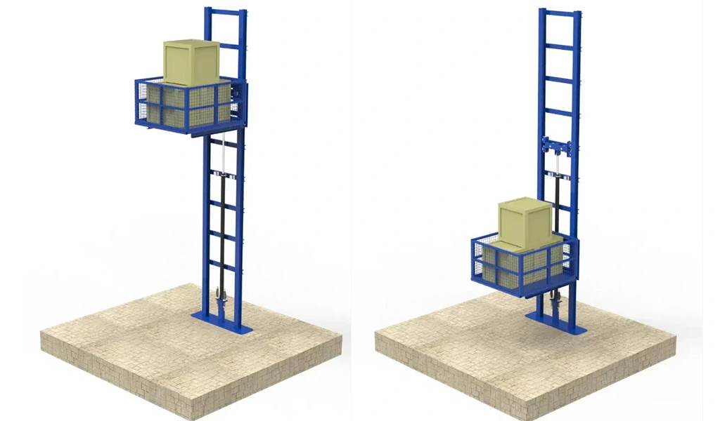 Two-post Cargo Lift: Superb Cargo Lift Improve Efficiency